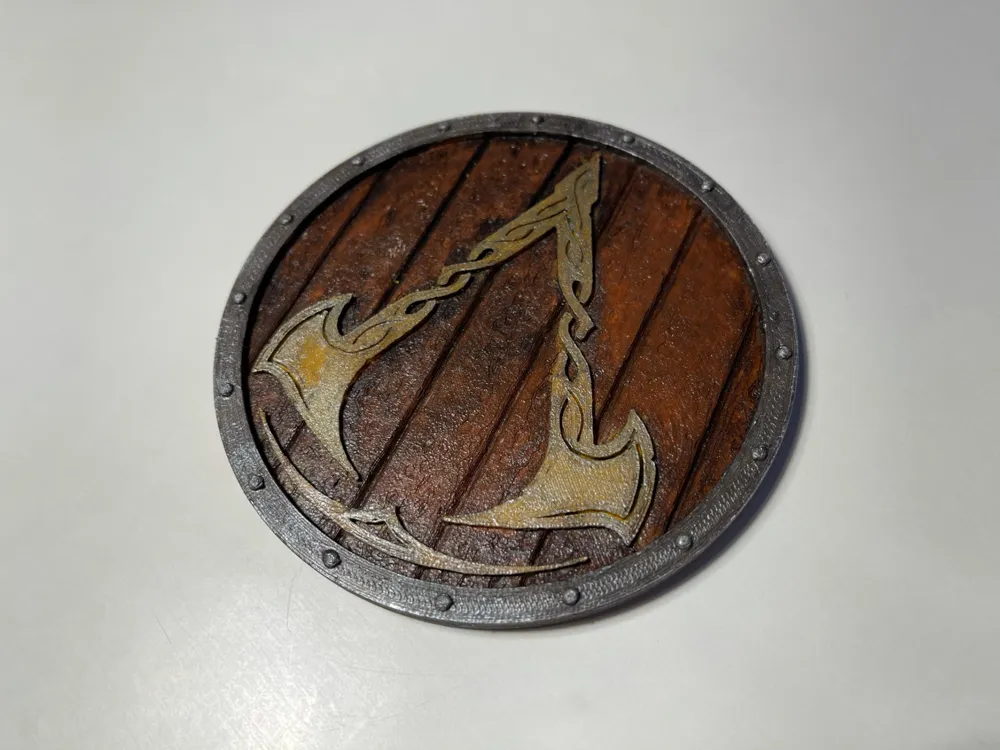 Assassin's Creed Valhalla coaster by 3dfixede - MakerWorld