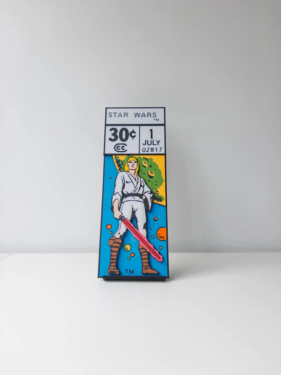 Star Wars Eckbox Comic-Kunst-Serie 1977 Klassiker von Frikeando 3D ...
