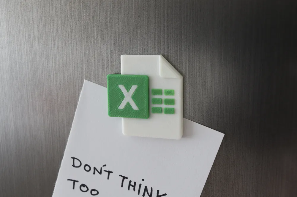 Microsoft Office Fridge Magnets - Excel Word by flowalistik MakerWorld ...