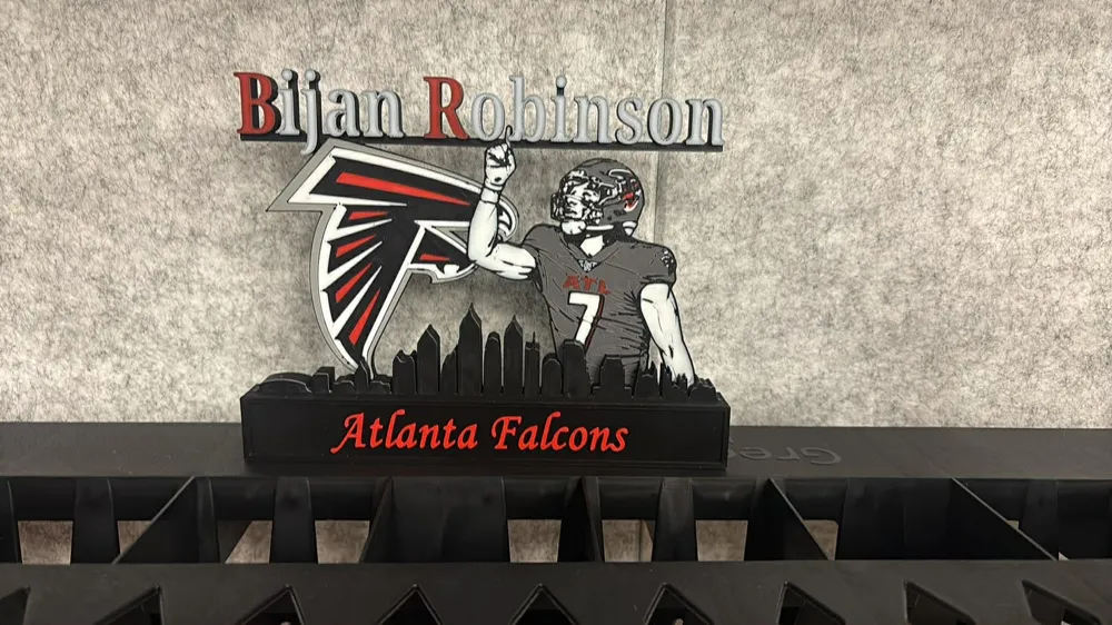 NFL - Atlanta Falcons Bijan Robinson Display! – Kostenloses 3D ...