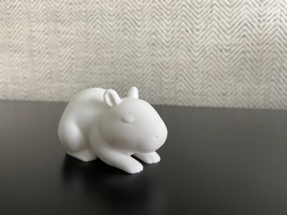Cute Mini Sleepy Capybara - Free 3D Print Model - MakerWorld