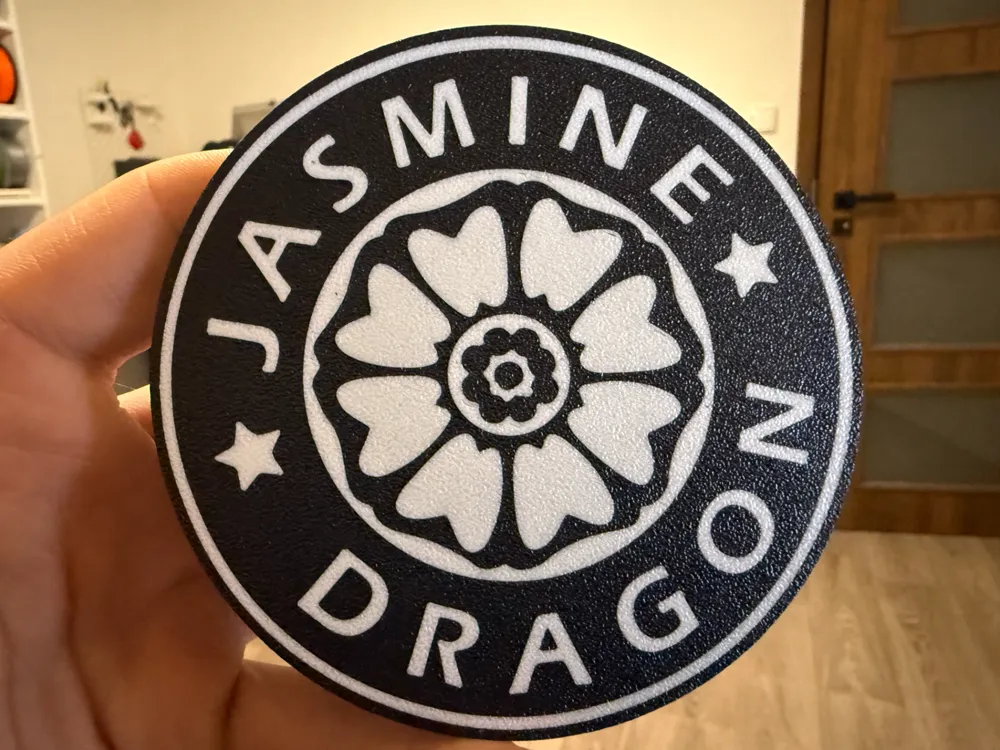 Jasmine dragon coaster by jakubhroch - MakerWorld