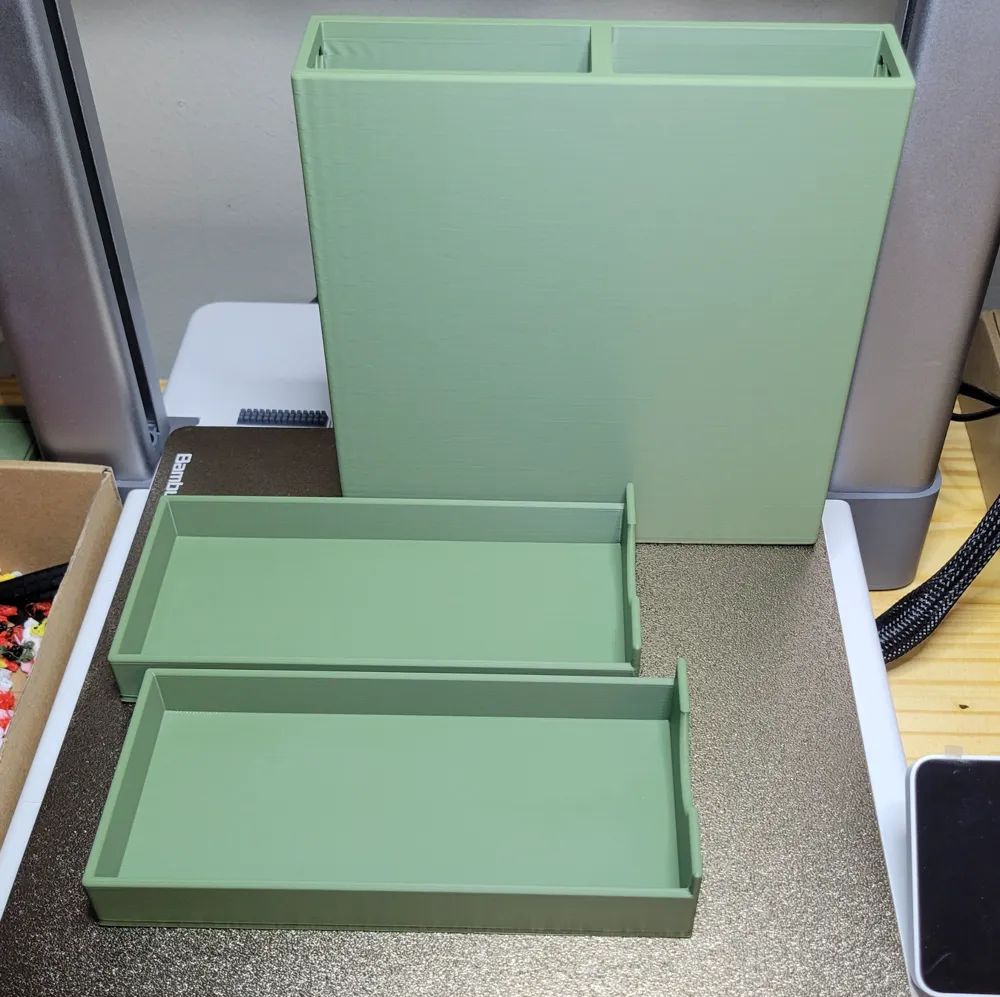 Monitor lift box w drawers by Fetter79 - MakerWorld