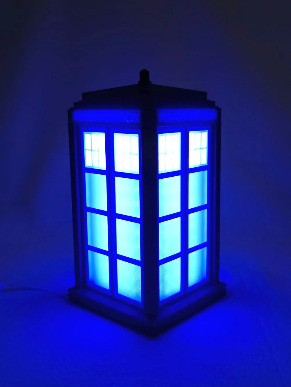 Doctor Who TARDIS Lamp with interchangeable motifs by DocLex MakerWorld ...