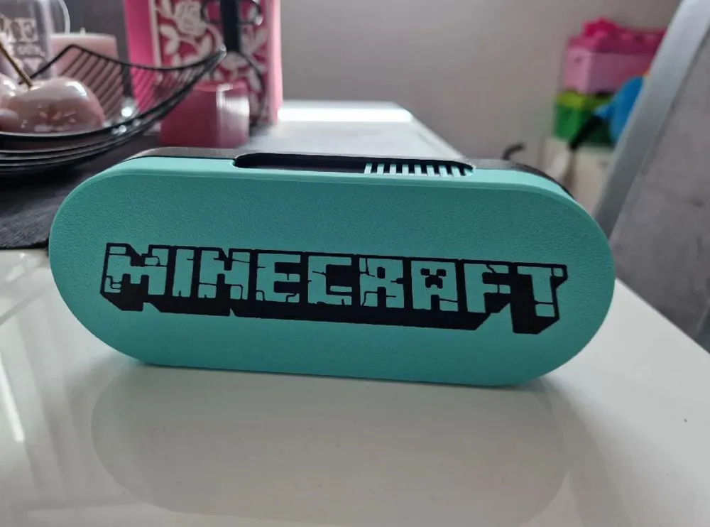 Minecraft Pencil Case Shutter Box - Free 3D Print Model - MakerWorld