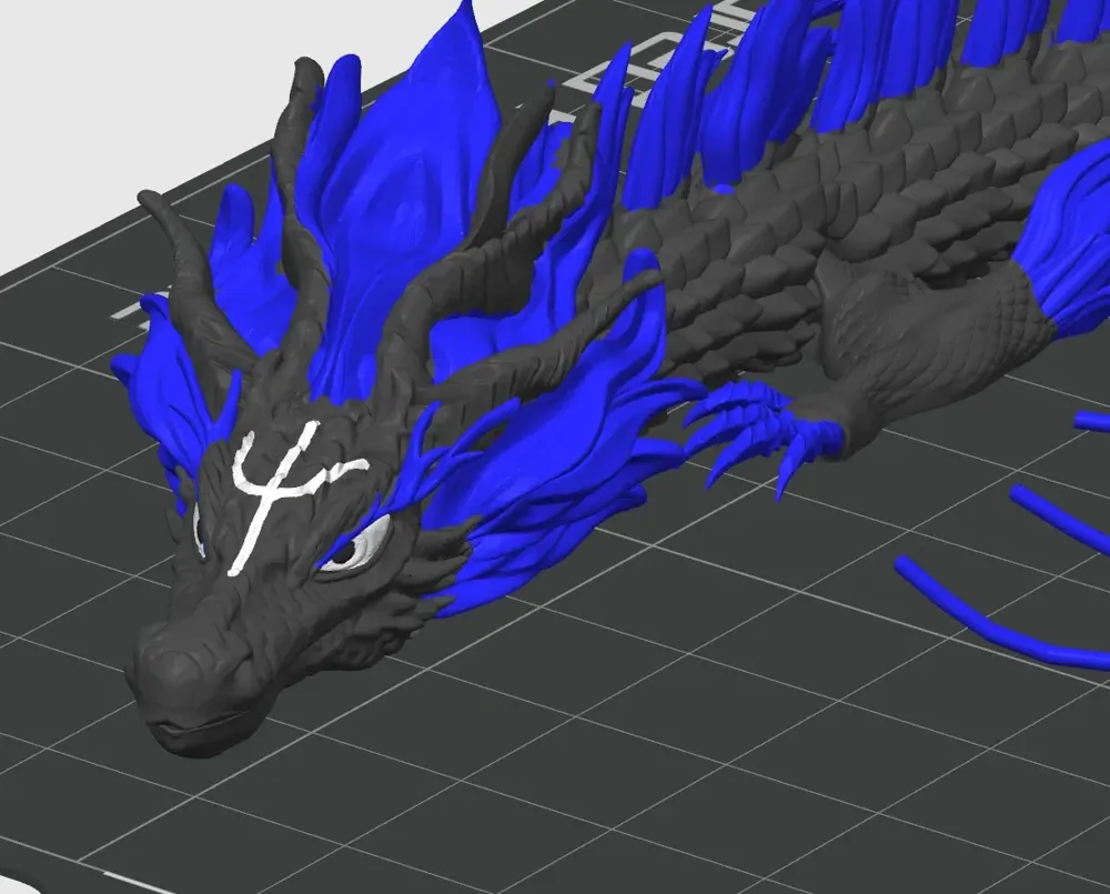 Ao Run -- Nezha 2 (Articulated Dragon Version) by 鳌拜劳大 MakerWorld: Download Free 3D Models