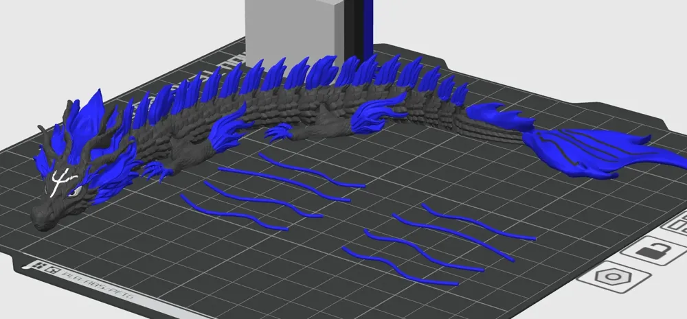 Ao Run -- Nezha 2 (Articulated Dragon Version) by 鳌拜劳大 MakerWorld ...