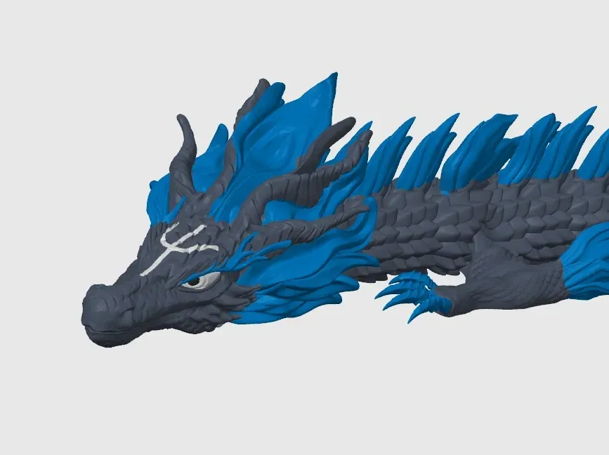 Ao Run -- Nezha 2 (Articulated Dragon Version) by 鳌拜劳大 - MakerWorld