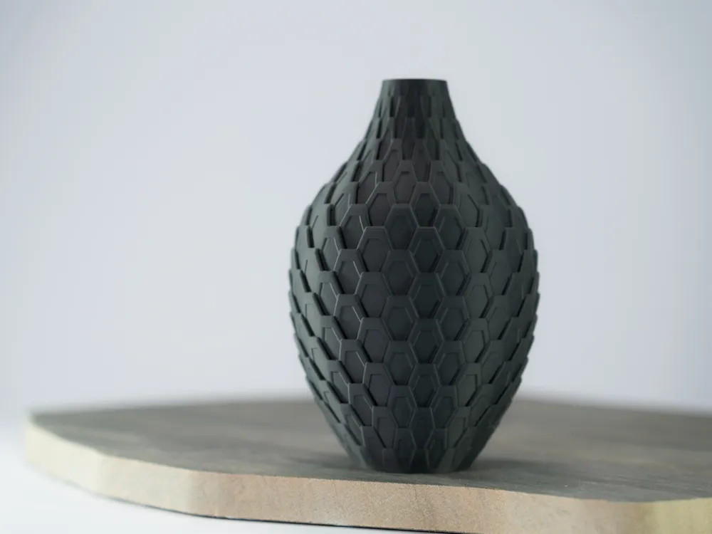 Modern Hexa Vase by Rox3D MakerWorld: Download Free 3D Models