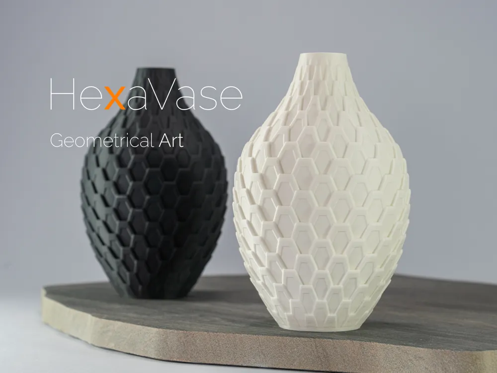Modern Hexa Vase by Rox3D MakerWorld: Download Free 3D Models