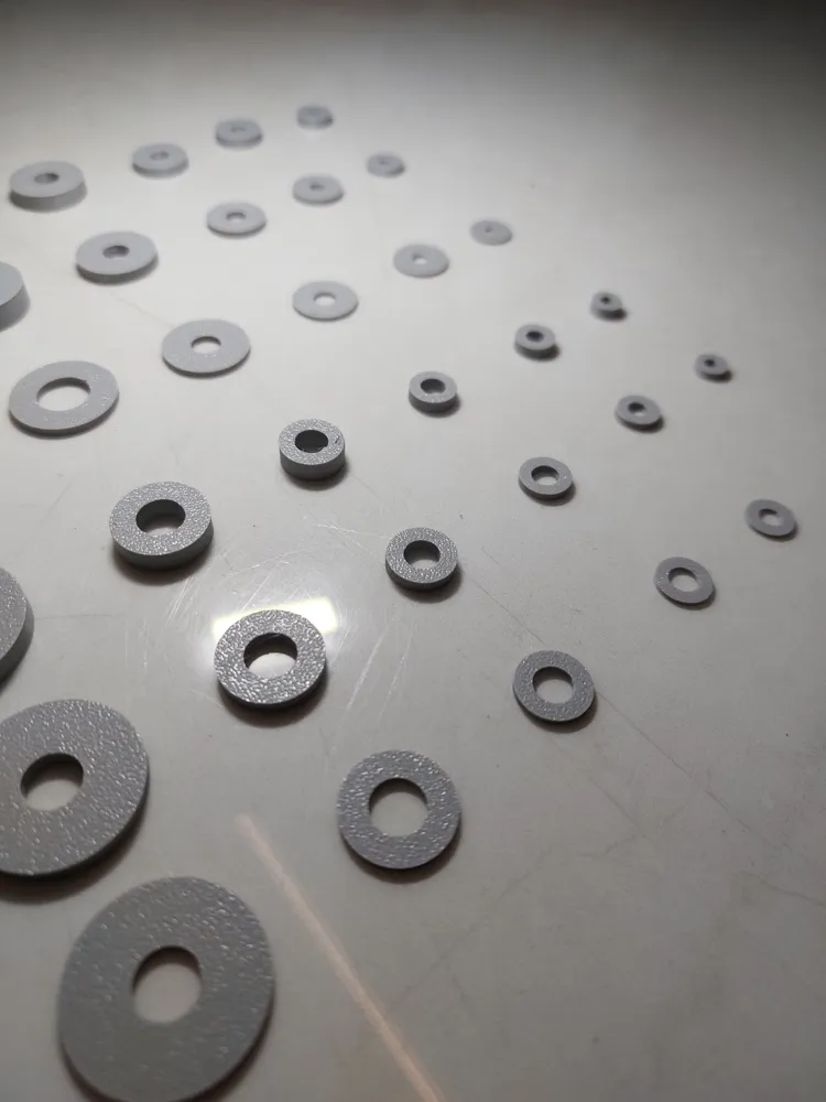 Washers M3 M4 M5 M6 M8 M10 M12 - Free 3D Print Model - MakerWorld