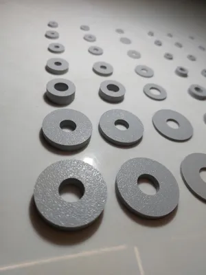Washers M3 M4 M5 M6 M8 M10 M12 by Mires MakerWorld: Download Free 3D Models