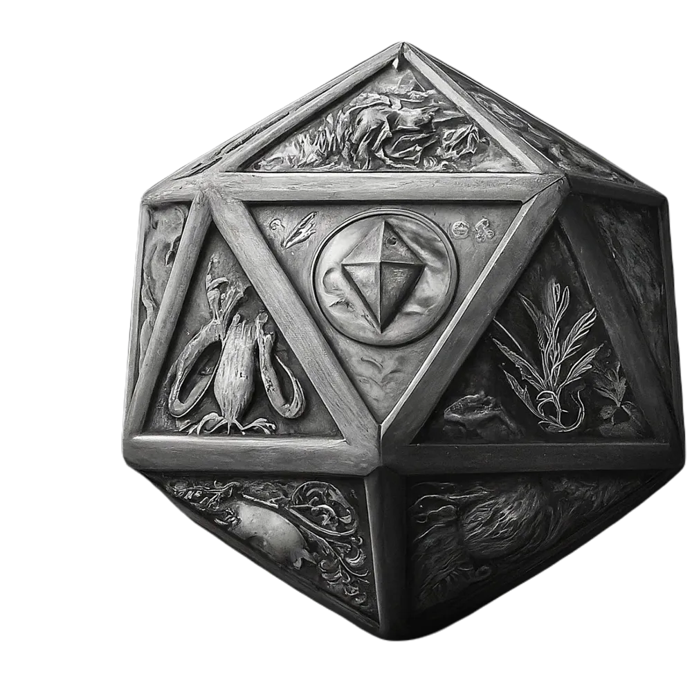 Custom DnD D20 Die Hueforge by konukit - MakerWorld