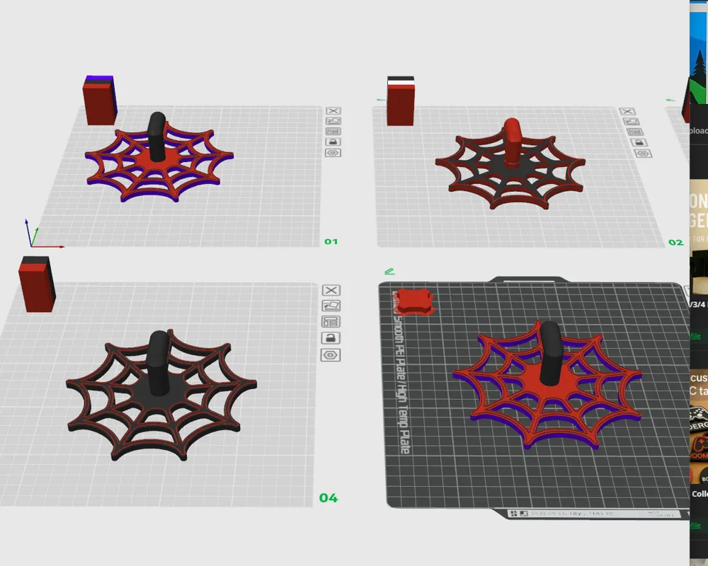 Spider-Web HOOK by THE DESIGNER MakerWorld: Download Free 3D Models