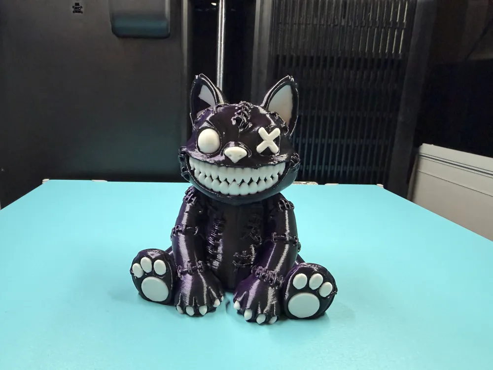 Ugly Horror Cat - Grinning Cat of Damnation - Free 3D Print Model ...