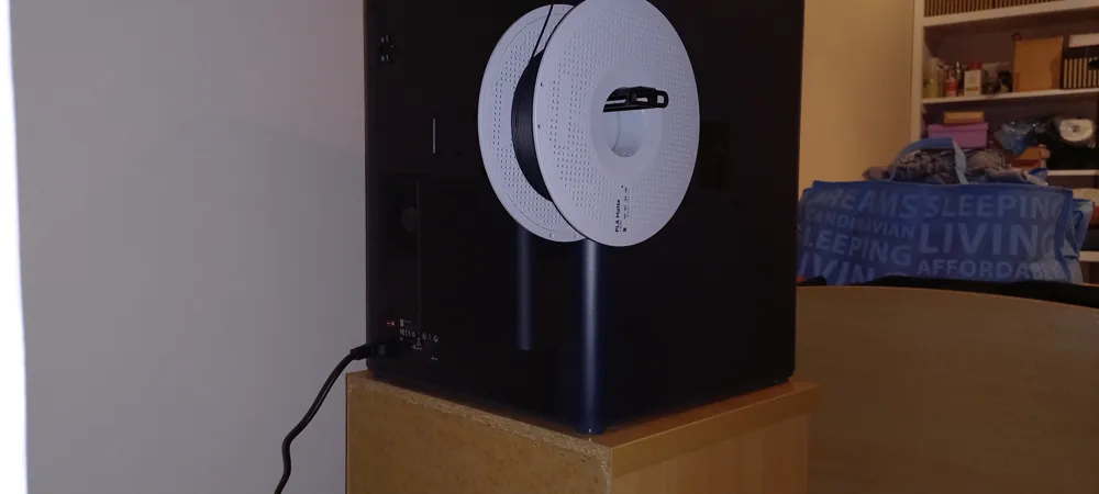 Poop chute and spool holder - Free 3D Print Model - MakerWorld