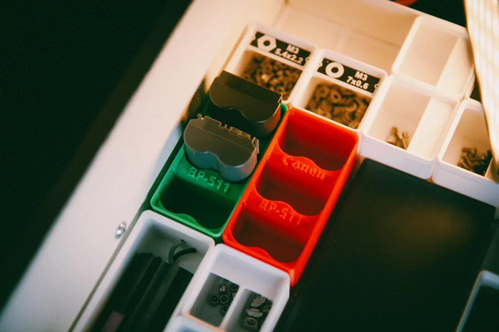 Canon BP-511 BP511 Gridfinity Batteriehalter – Kostenloses 3D ...