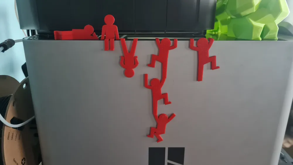 Funny Stickmen Desk Toys - Lying, Standing, Sitting and Climbing Stick ...