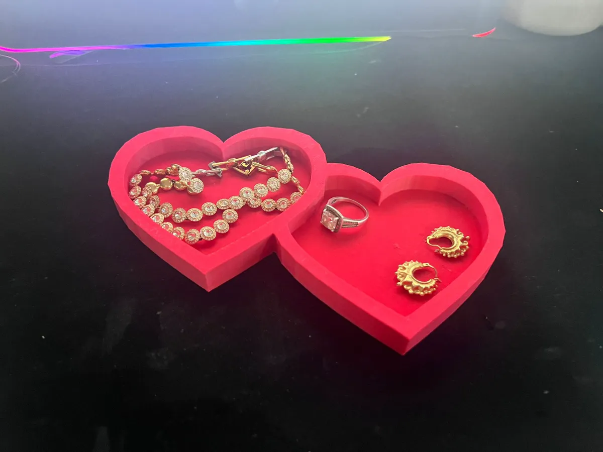 valentines hearts bowl - Free 3D Print Model - MakerWorld