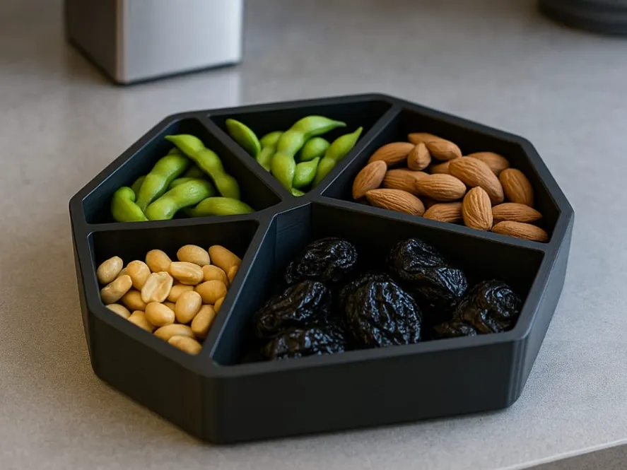 Oktagon Snack Bowl - Free 3D Print Model - MakerWorld