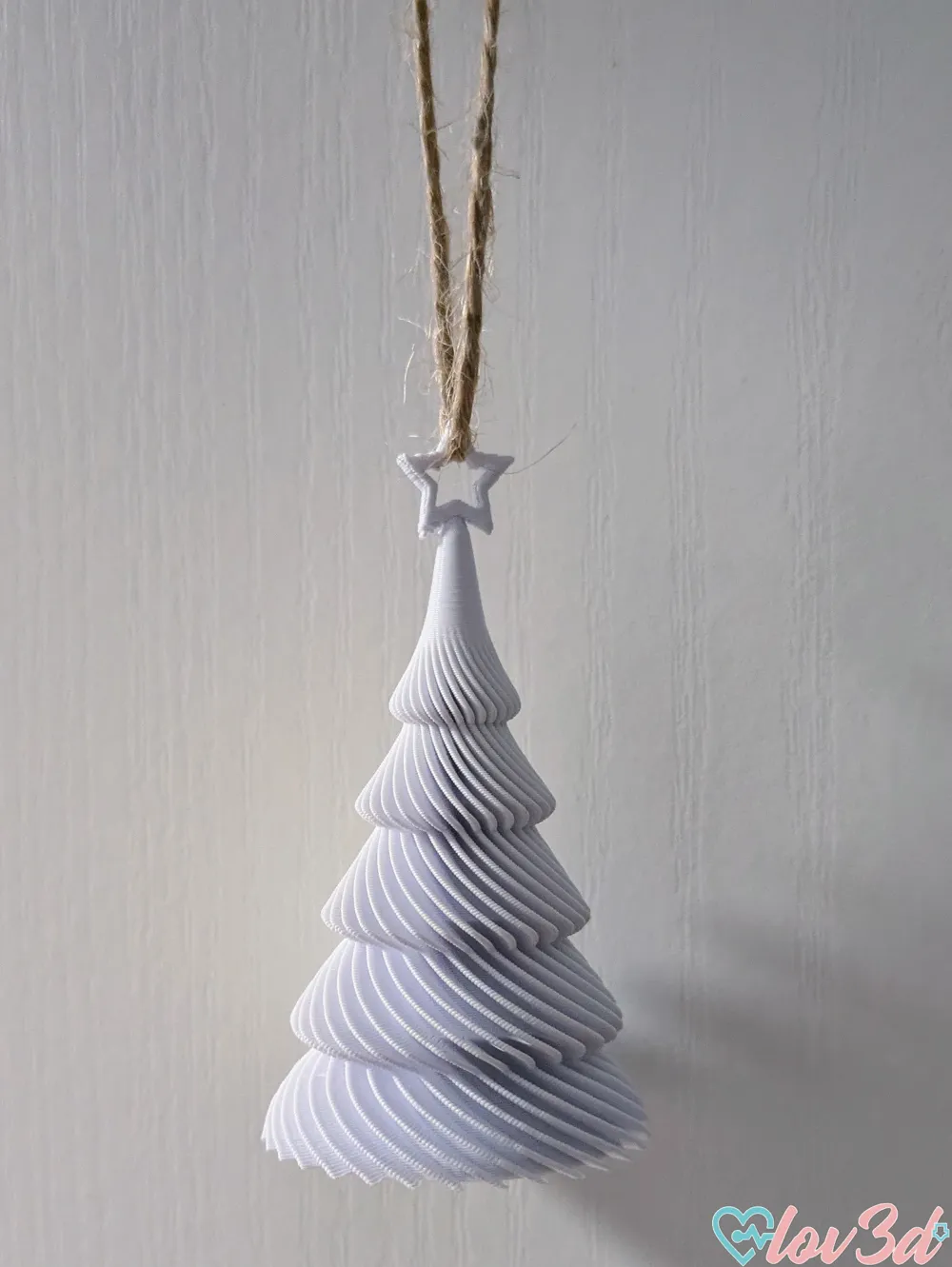 Ornement de sapin de Noël en spirale (à suspendre) - Modèle d ...