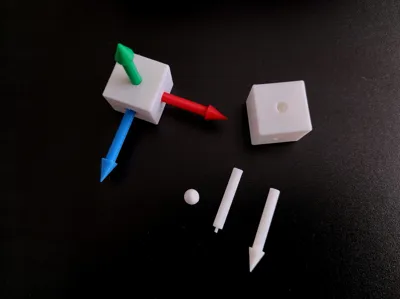 Triad Axis 3D Coordinate System XYZ - Free 3D Print Model - MakerWorld