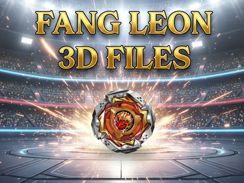 Fang Leon Beyblade CX 3d files - Free 3D Print Model - MakerWorld