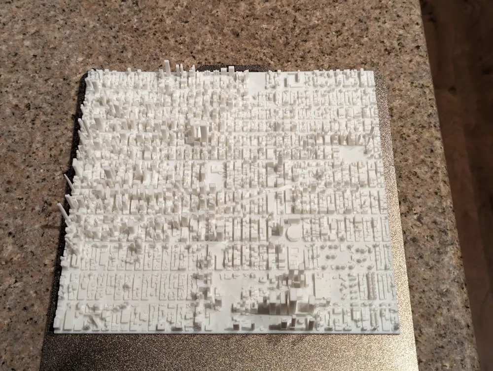 New York City Manhattan (Large) - Free 3D Print Model - MakerWorld