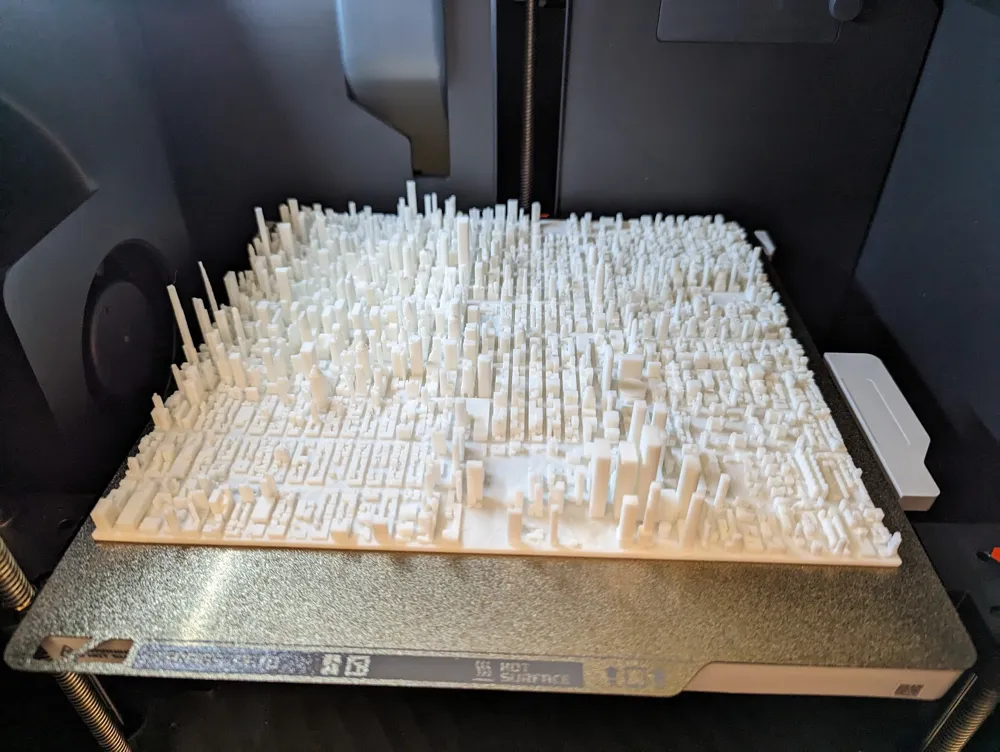 New York City Manhattan (Large) - Free 3D Print Model - MakerWorld