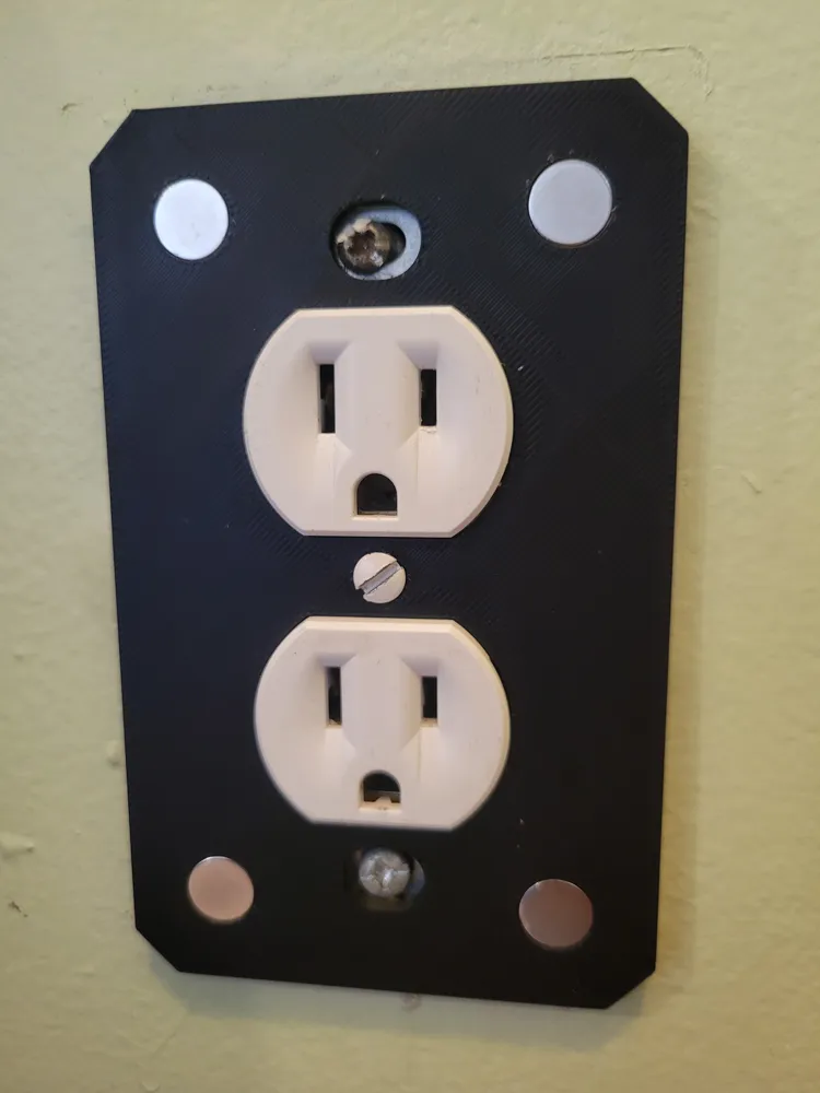 Magnetic Outlet Cover - Free 3D Print Model - MakerWorld