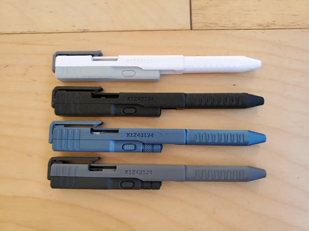 NEW SINGLE SPRING SLIDE ACTION PEN - Free 3D Print Model - MakerWorld