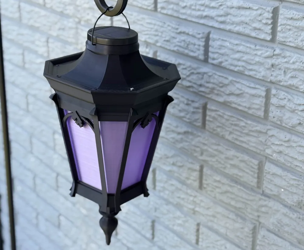 Colonial Hanging Lantern for Solar Lamp - Free 3D Print Model - MakerWorld