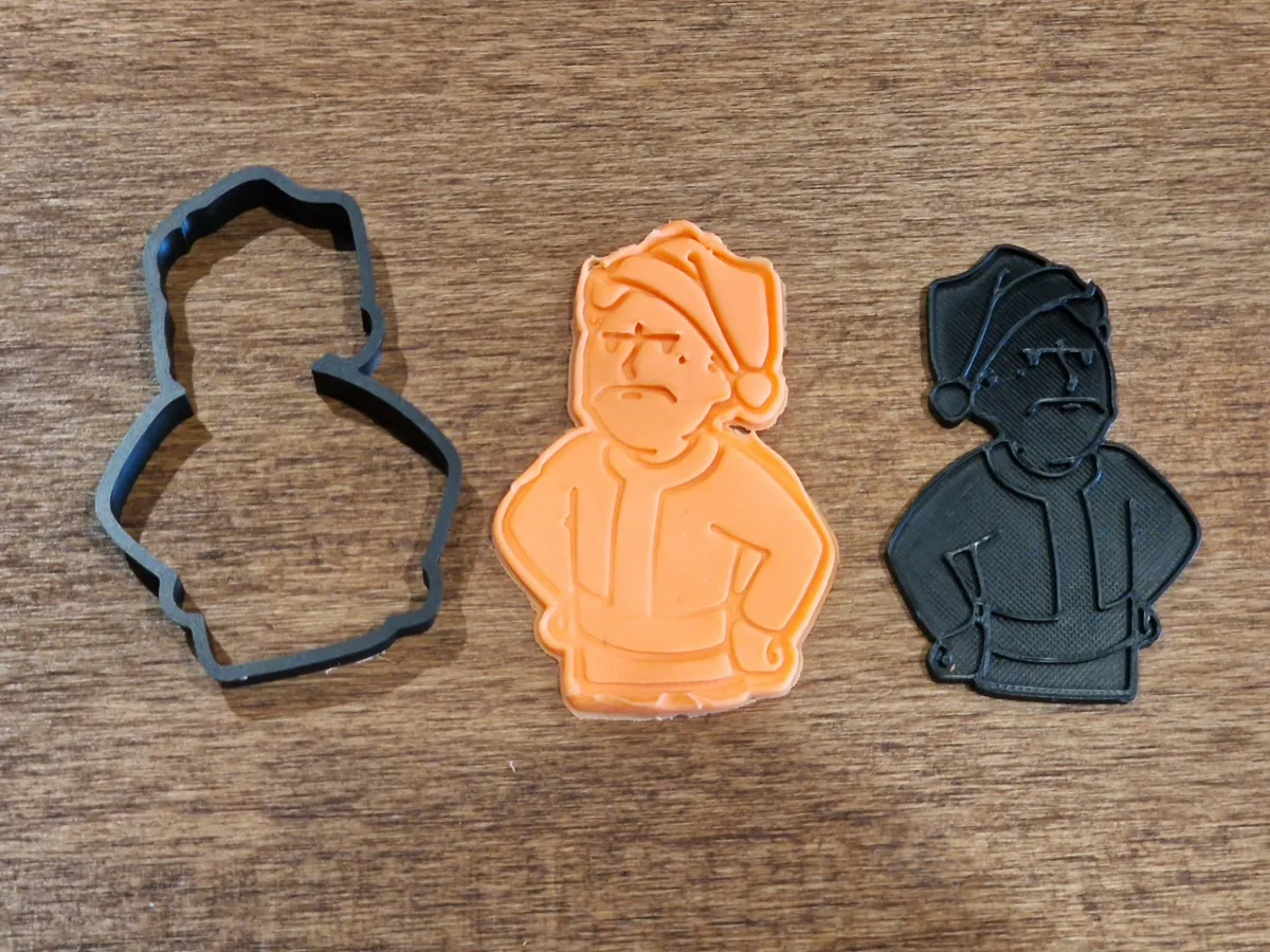 Fallout Vault Boy Christmas Cookie Cutter by Dripster MakerWorld ...