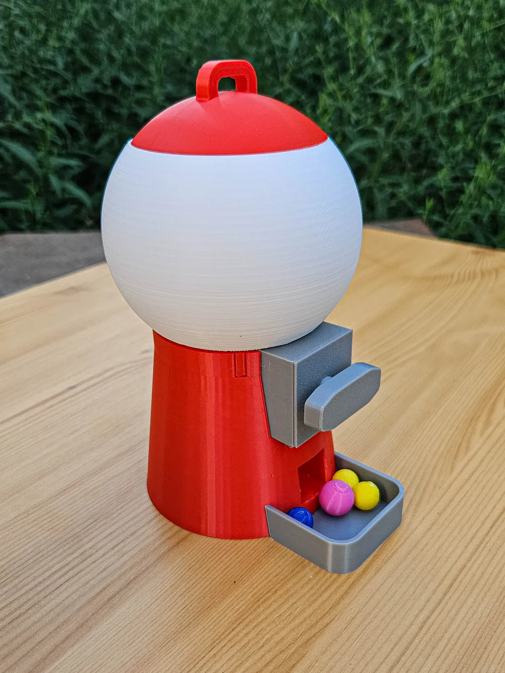 Gumball Machine Working With Only 3D Printed Parts - Free 3D Print ...