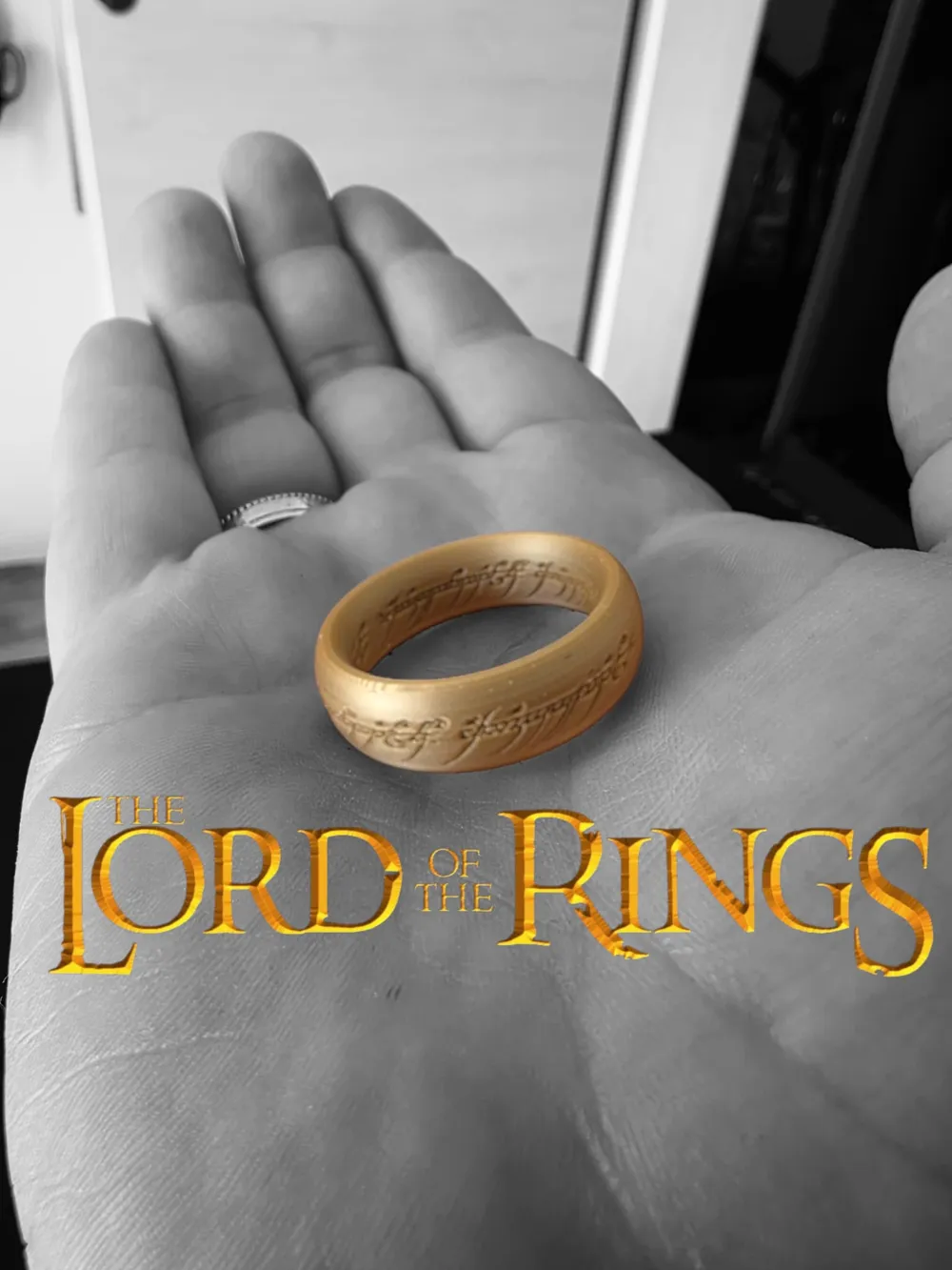 Lord of the Ring - The One Ring - Free 3D Print Model - MakerWorld