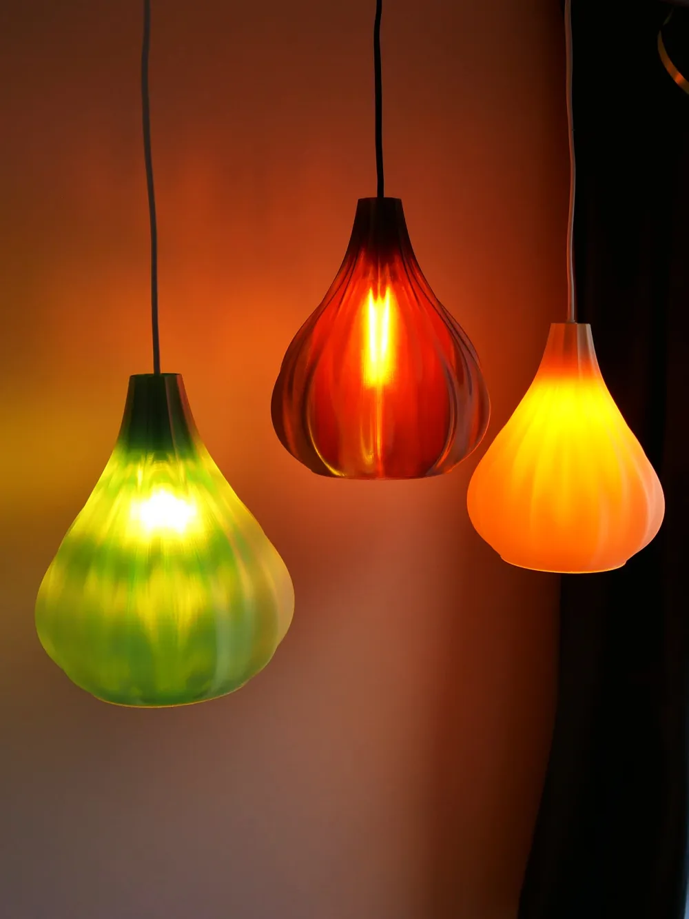Dual Shade Pendant Lamp by SoDR MakerWorld: Download Free 3D Models