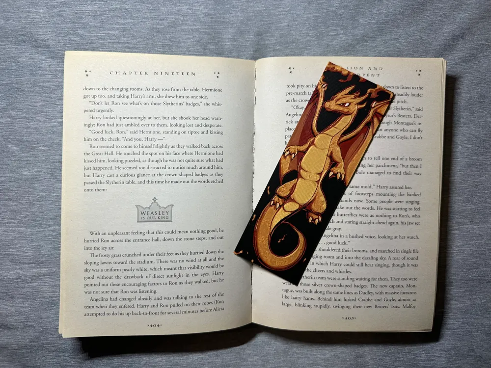 Charizard Hueforge Bookmark 2 - 2 sizes - Free 3D Print Model - MakerWorld