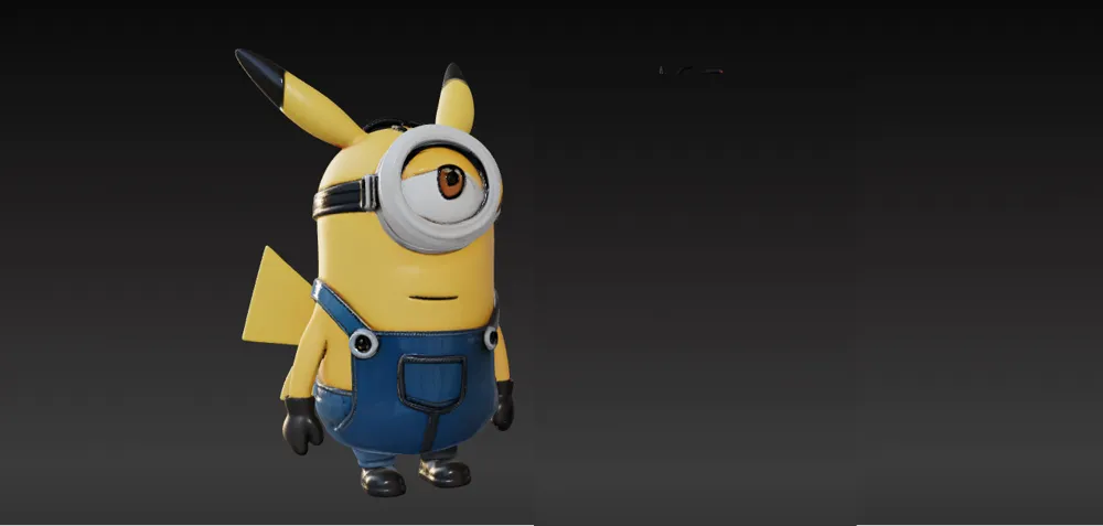 Fusión Minion Pikachu: El Aventurero Eléctrico por Neoflix3d - MakerWorld