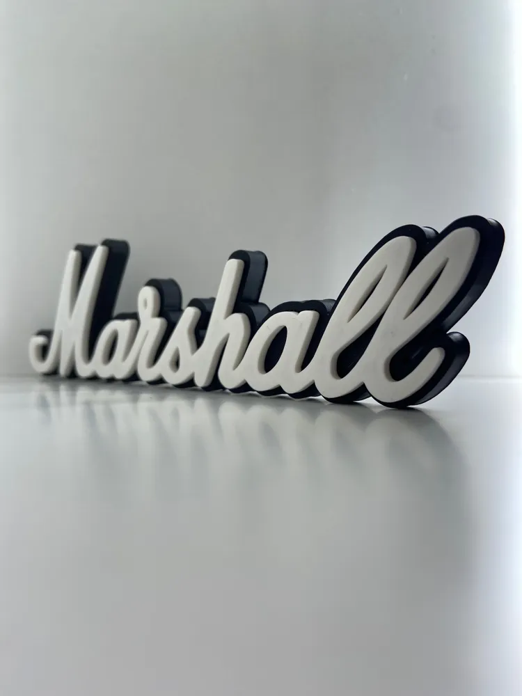 Cartel logo Marshall by A3D Designs MakerWorld: Download Free 3D Models