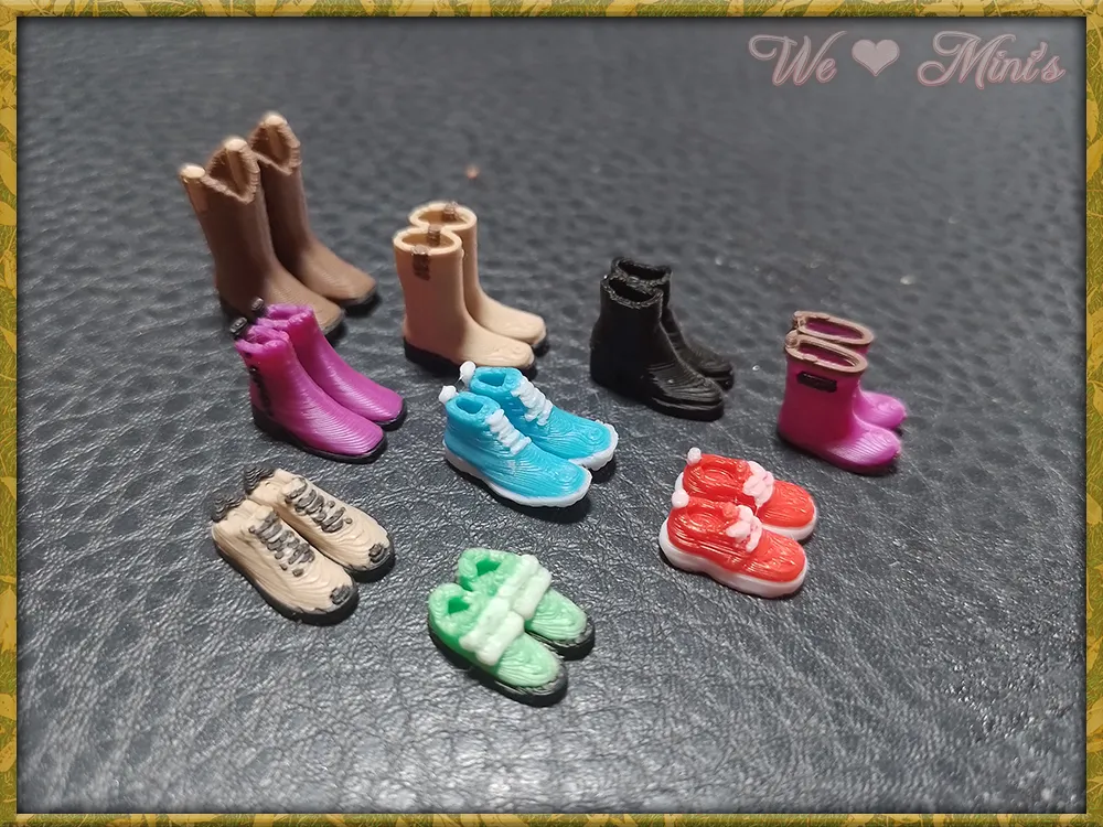 Dollhouse - Prop Shoe Pack 1:18 1:12 by 6POiNT6 MakerWorld: Download ...