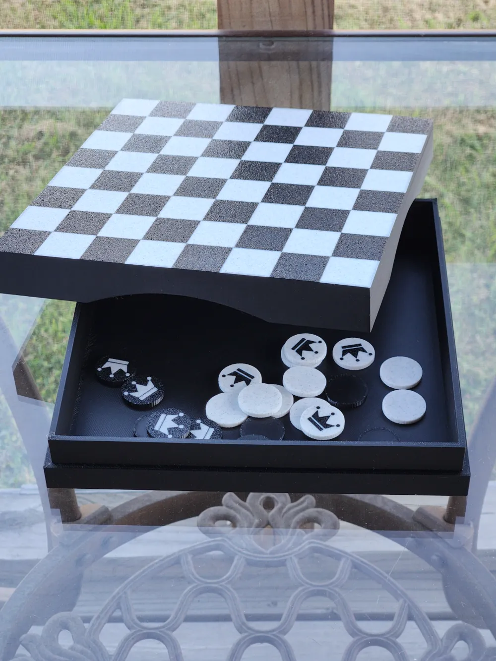 Checkers on the Move! - Traveling Checkers Set by JC 3D - MakerWorld