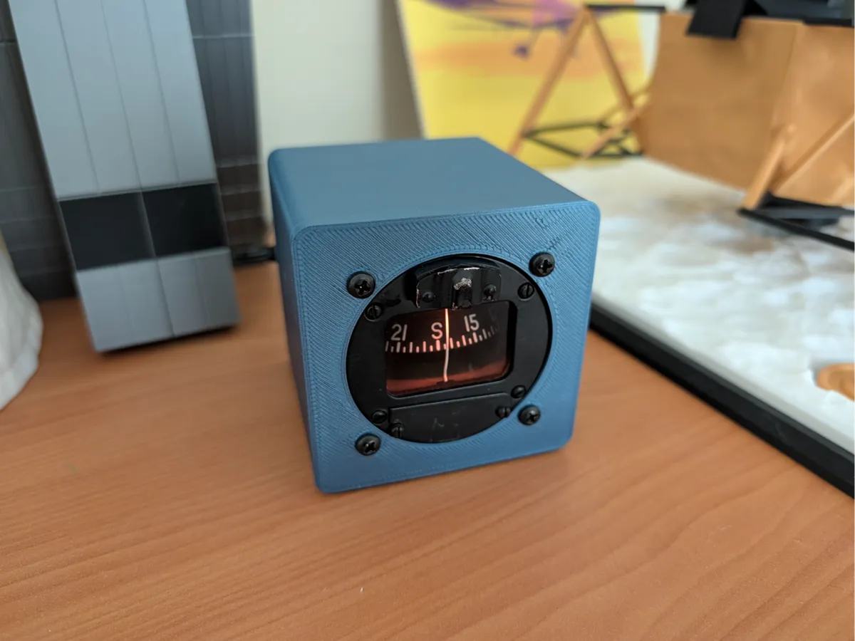 Aircraft Wet Compass Display Enclosure - Free 3D Print Model - MakerWorld