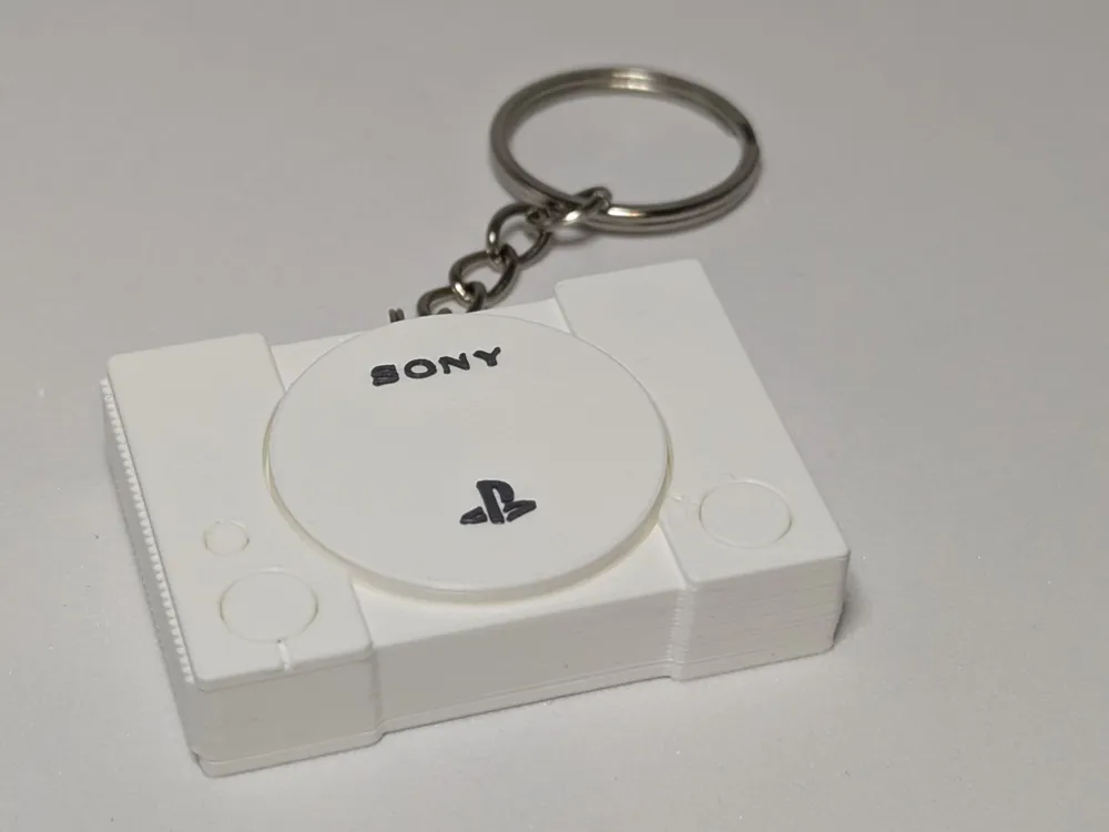 PlayStation 1 (PS1) Keychain by custom3dmodels MakerWorld: Download ...