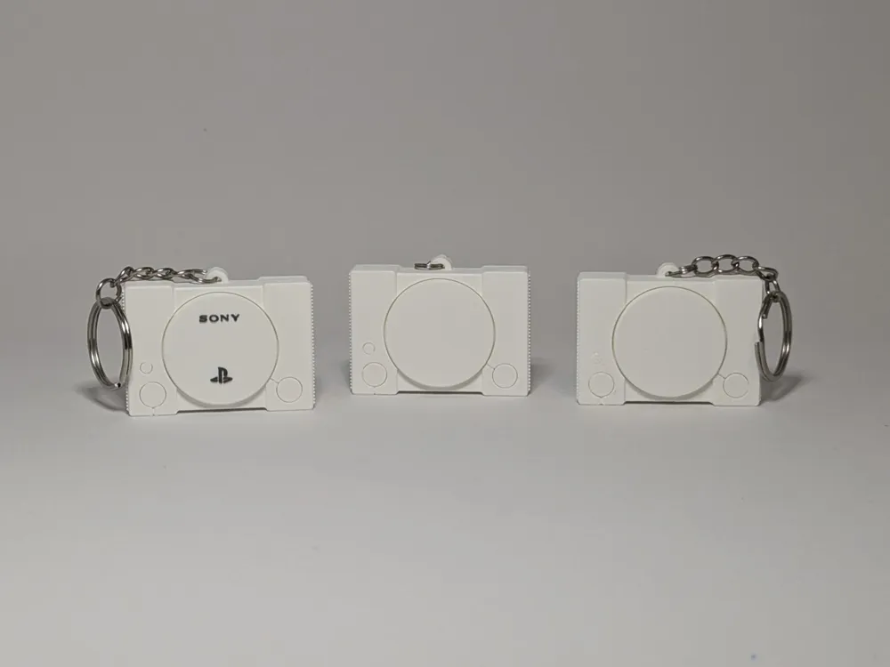 PlayStation 1 (PS1) Keychain - Free 3D Print Model - MakerWorld