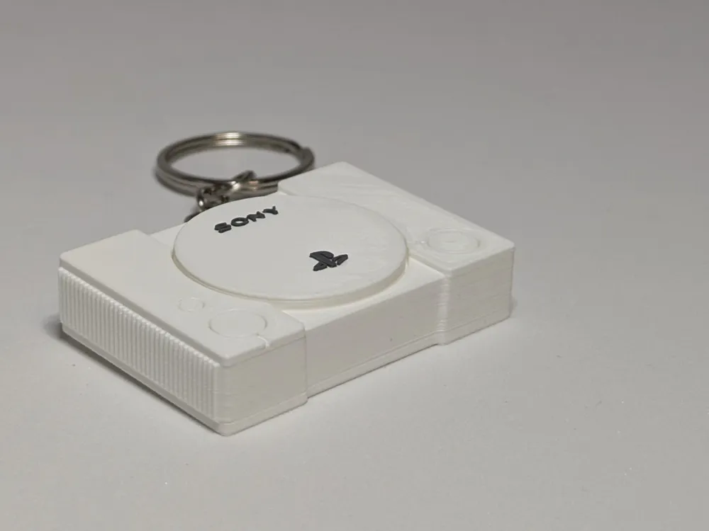 PlayStation 1 (PS1) Keychain by custom3dmodels MakerWorld: Download ...