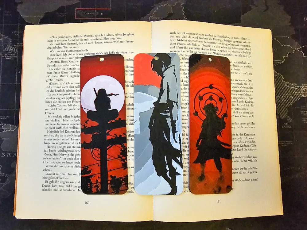 Naruto Bookmark collection #3 - HueForge by Think3D - MakerWorld