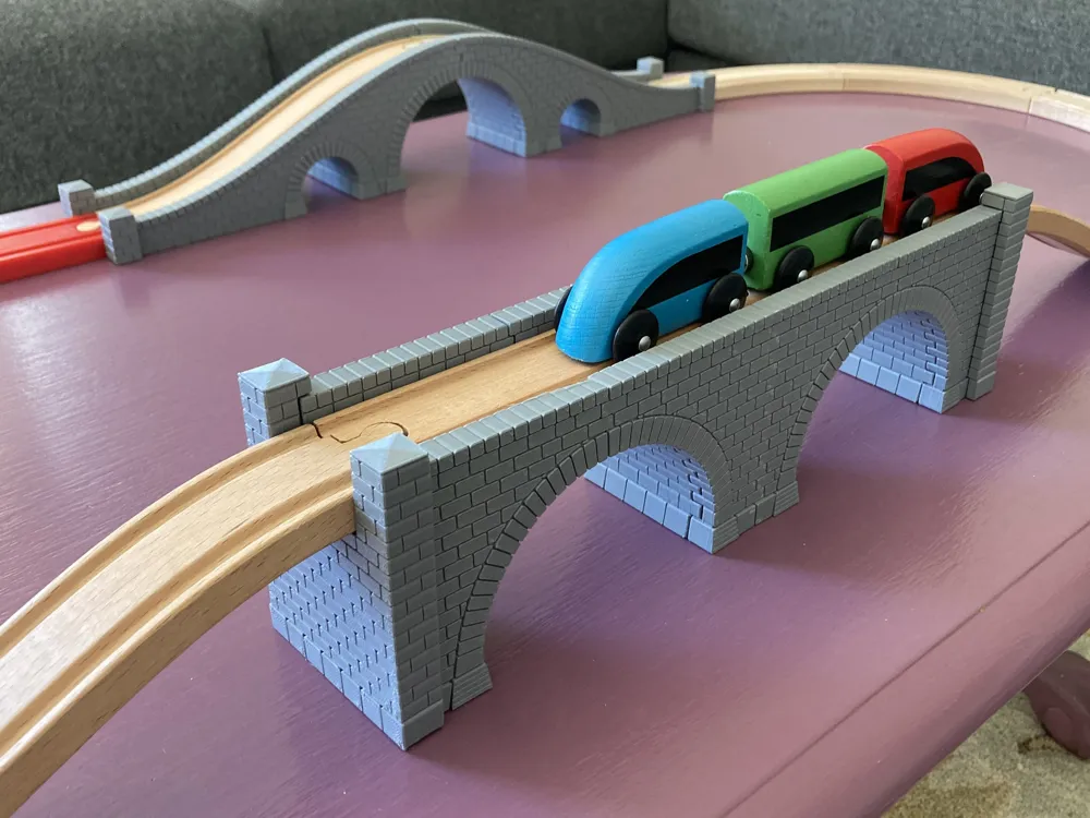 Lillabo / Brio - Extendable Arch Causeway by Soid - MakerWorld