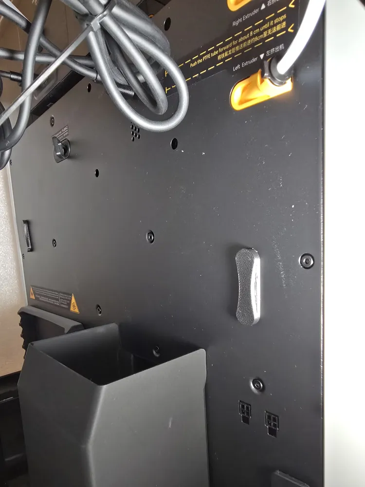 H2D Rear panel Dual Belt hole Covers - Magnetic - Free 3D Print Model ...