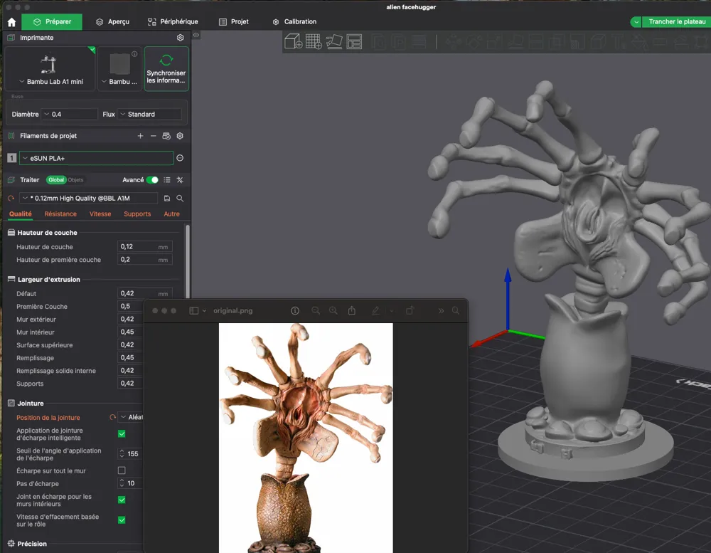 alien facehugger 1 - Free 3D Print Model - MakerWorld