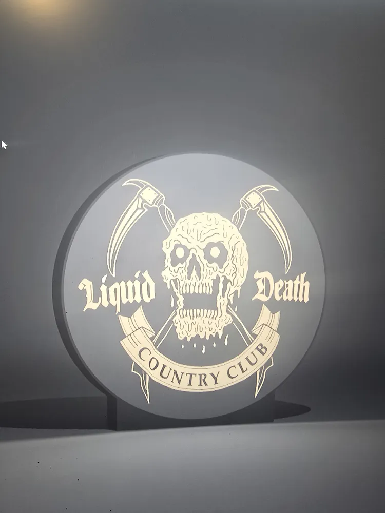 Liquid Death Scythe - Free 3D Print Model - MakerWorld